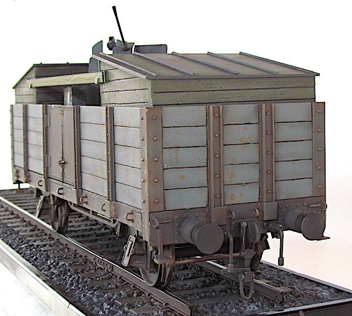German railway Gondola mit 20mm flak 38